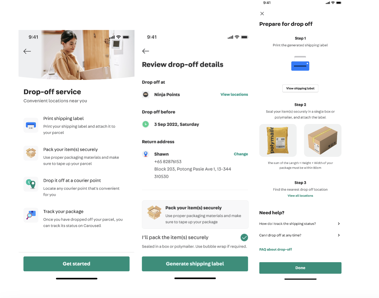 [Singapore] How to ship with Carousell Official Delivery – Carousell Help Centre