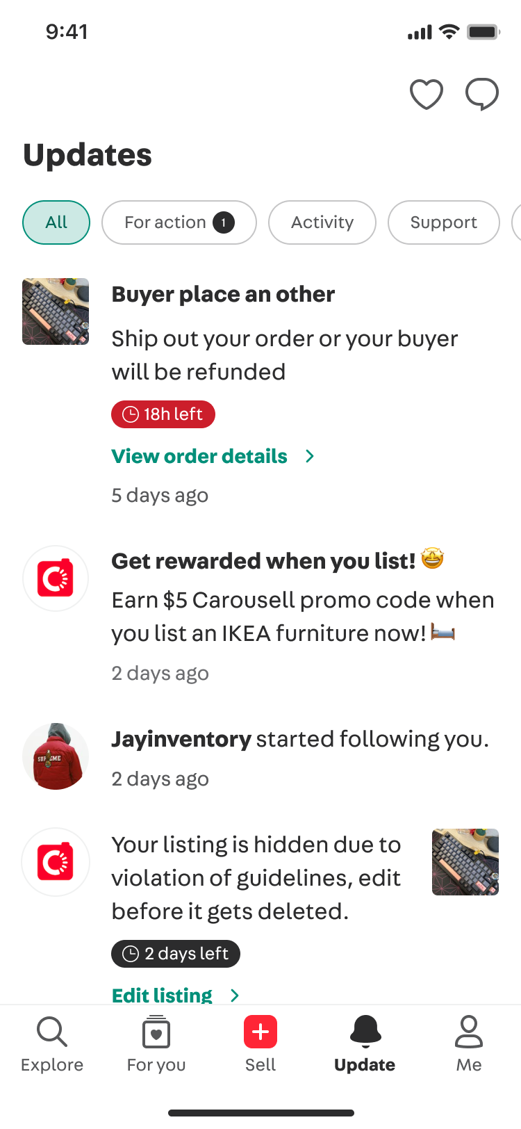 [Singapore] How to stay updated with your Carousell orders – Carousell ...